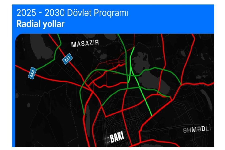 Mehdiabad–Baksol–Ziya Bünyadov prospekti avtomobil yolunun inşası ...